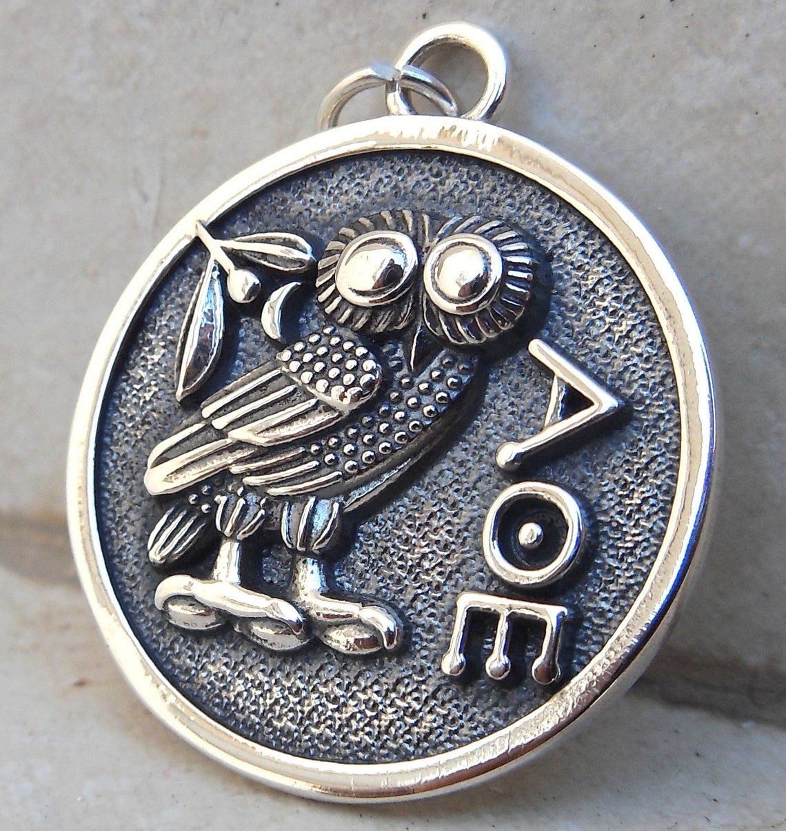 Owl of Wisdom Athena Tetradrachm Ancient Greek Handmade 3D | Etsy