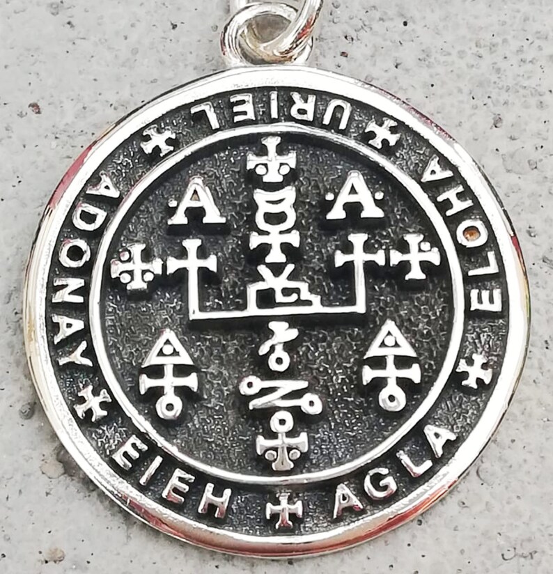 Seal of the Uriel Archangel God is my light Amulet Handmade 3D | Etsy