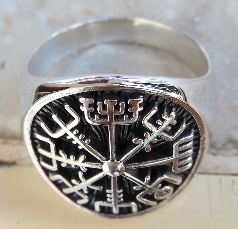 Vegvisir Rune Viking Compass Barbarian Gladiator Medieval Odin - Etsy