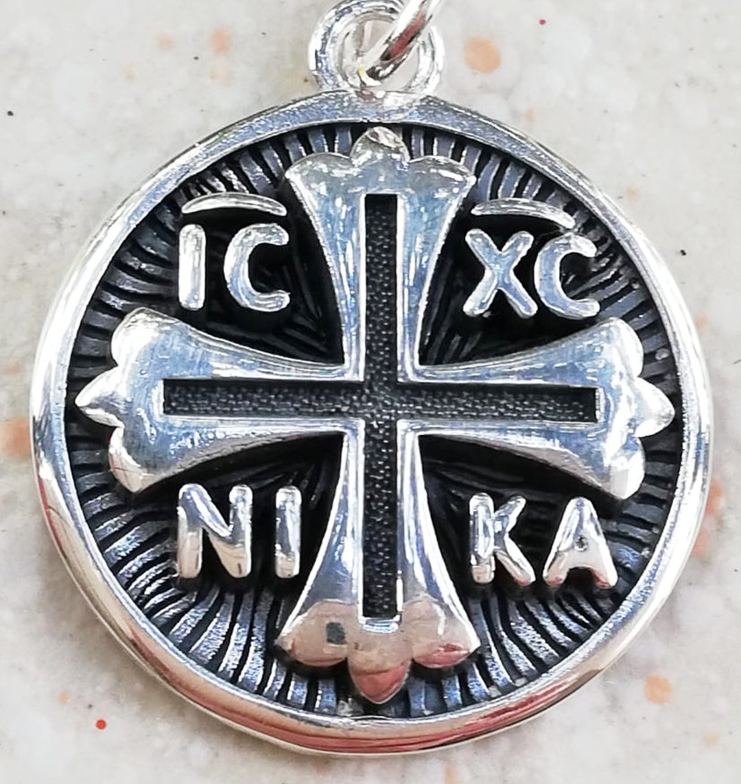 IC XC Nika Jesus Christ Christian Cross Handmade 3D Pendant Solid ...