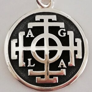 John Dee’s AGLA, Sigil Wheel of Fortune, Ancient Symbol of Luck ...