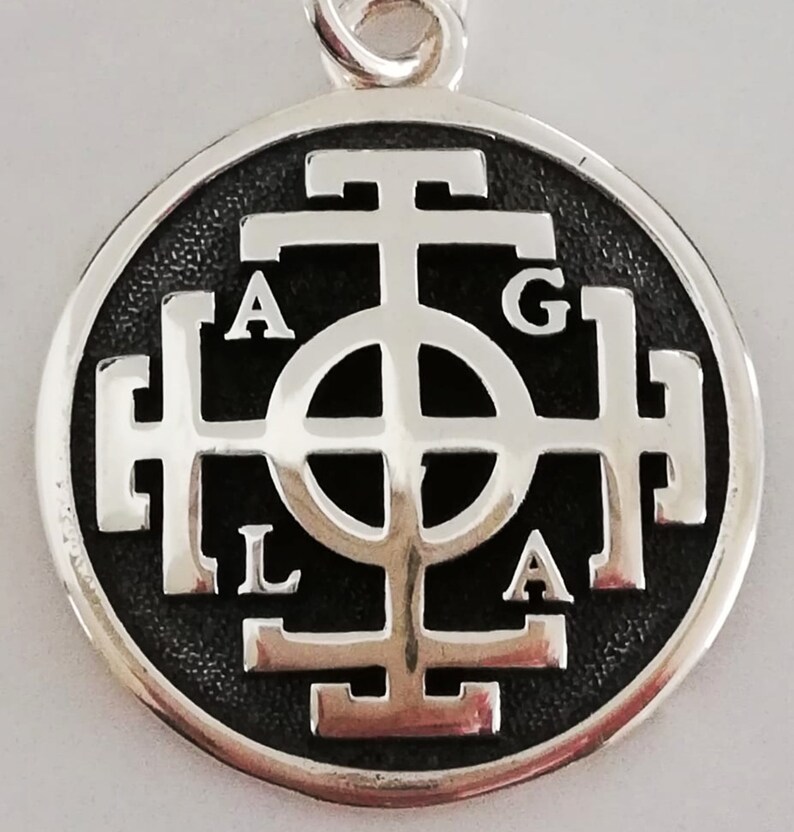 John Dees AGLA Sigil Wheel of fortune Ancient symbol of | Etsy