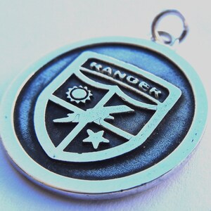 Army 75th Ranger Regiment Handmade 3D Pendant Solid Sterling Silver 925 ...