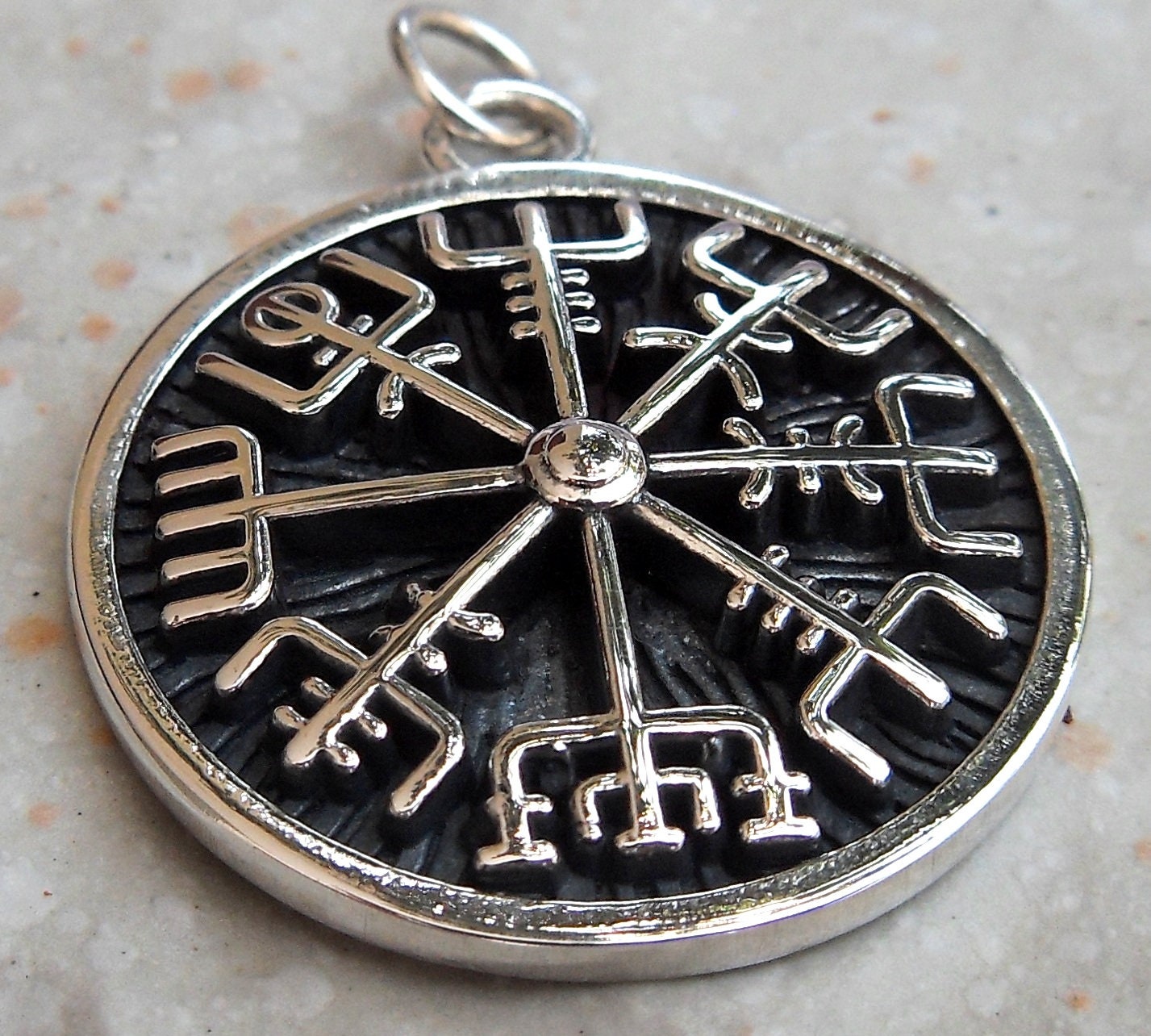 Vegvisir Rune Viking Compass Barbarian Gladiator Medieval Odin | Etsy