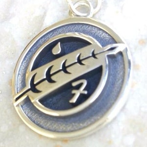Boba Fett Chest Insignia Star Wars Handmade 3D Pendant Solid Sterling ...