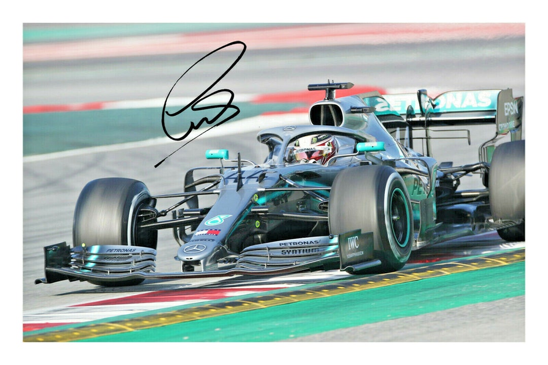 Lewis Hamilton Formula 1 Autographed Signed A4 Glossy Photo - Etsy