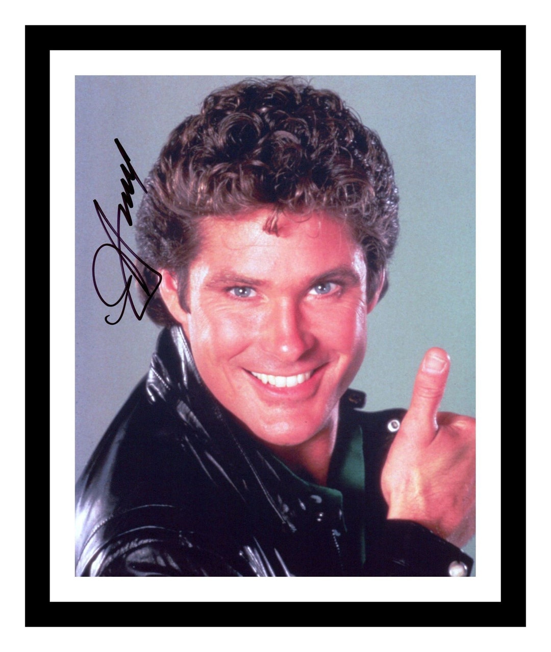 David Hasselhoff Knight Rider Autographed Signed and Framed - Etsy