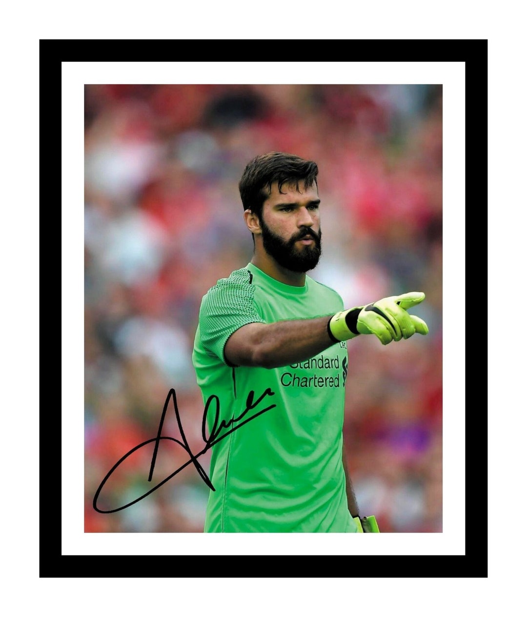 Alisson Becker - Liverpool Autographed Signed and Framed Photo - Etsy UK