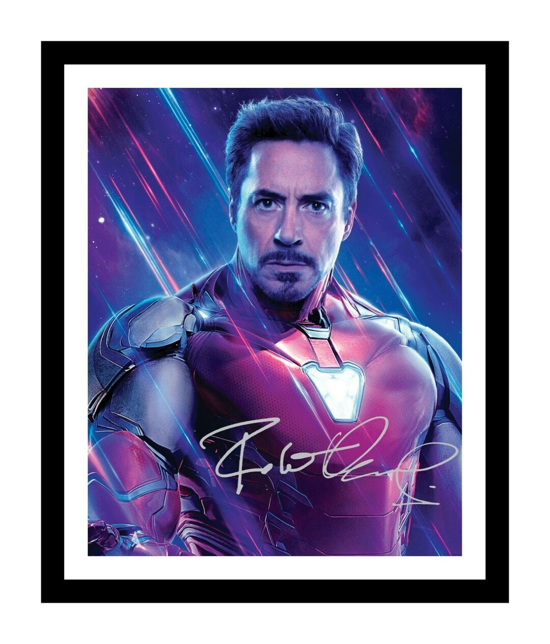 Robert Downey JR Iron Man Autographed Signed and Framed Photo - Etsy