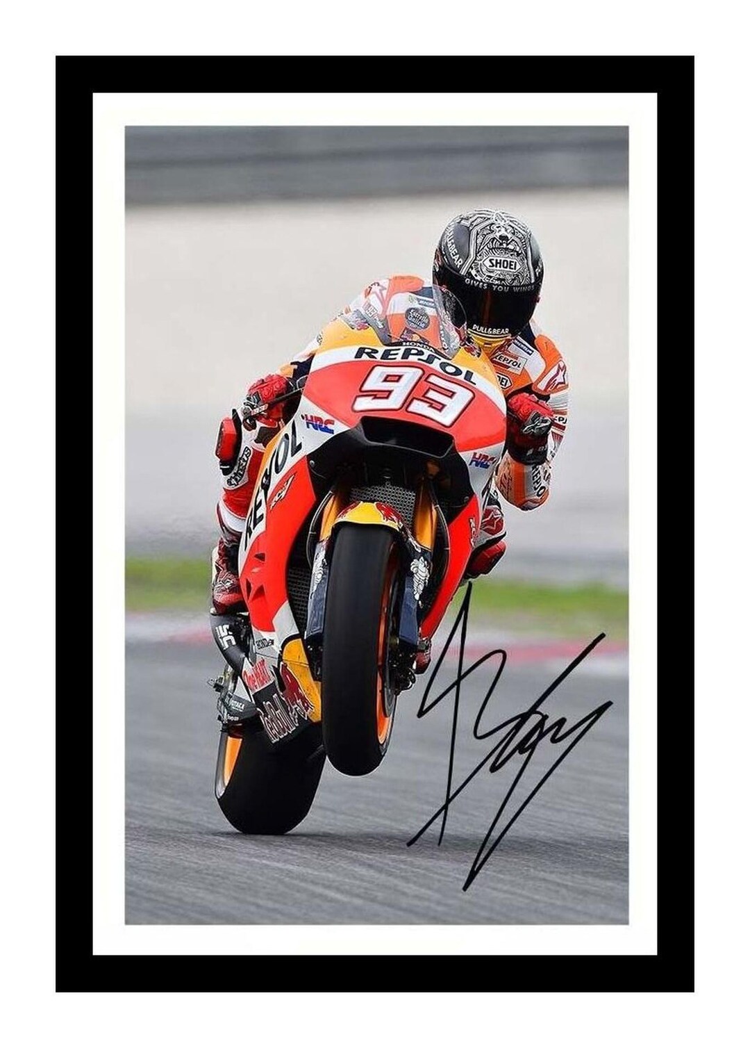 Marc Marquez - Motogp Autographed Signed and Framed Photo - Etsy