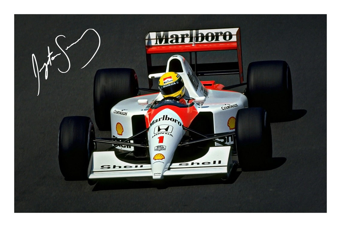 Ayrton Senna - Formula 1 Autographed Signed A4 Glossy Photo - Etsy