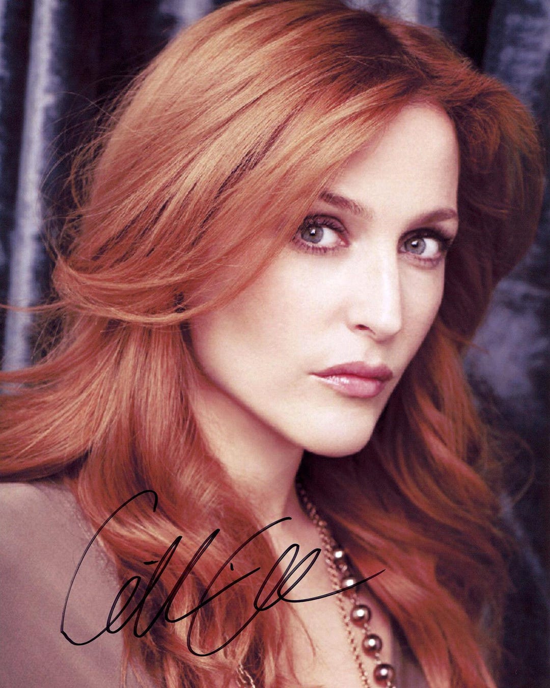 Gillian Anderson Autographed Signed 8x10 Glossy Photo - Etsy