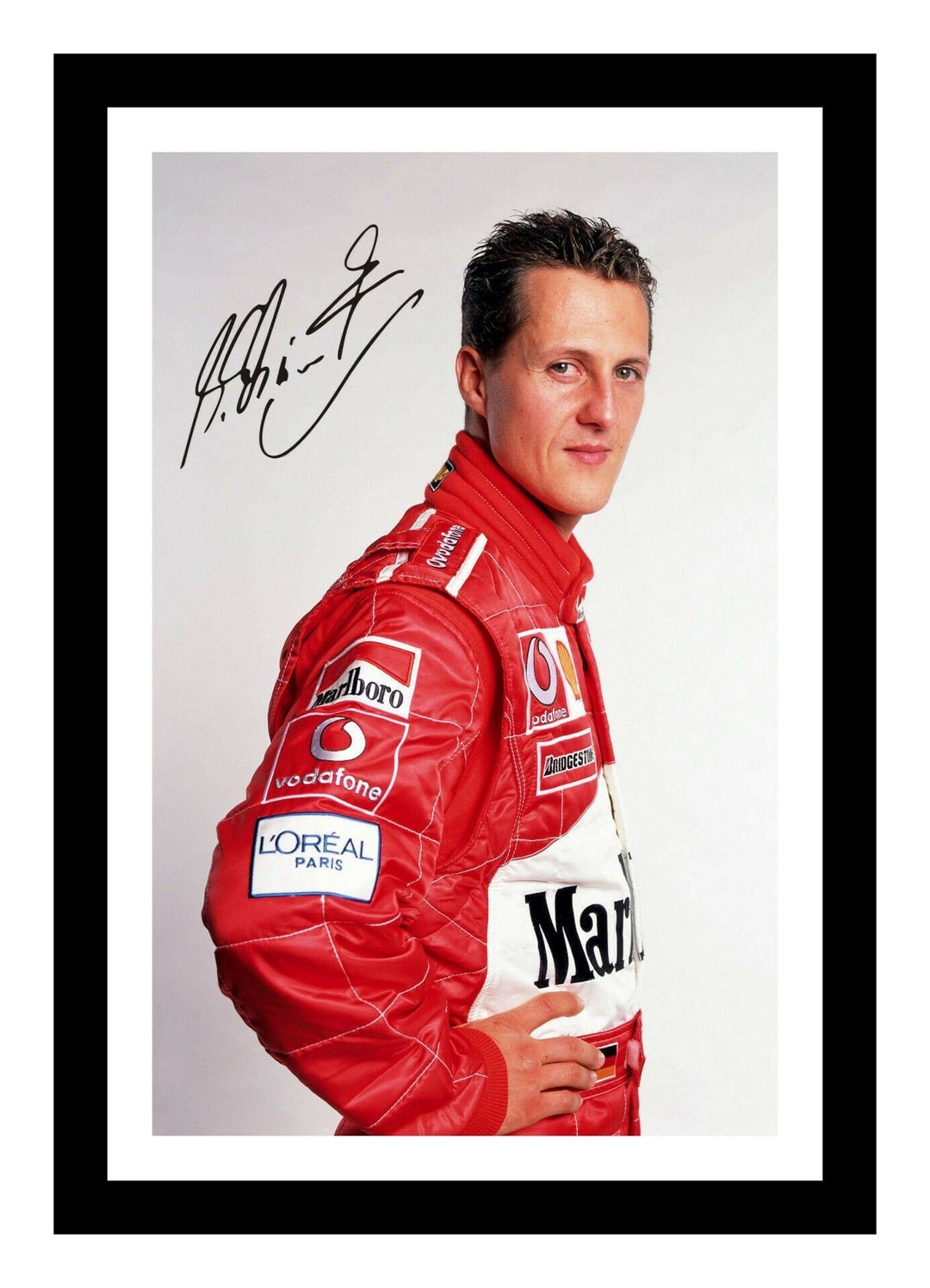 Michael Schumacher - Formula 1 Autographed Signed and Framed Photo - Etsy