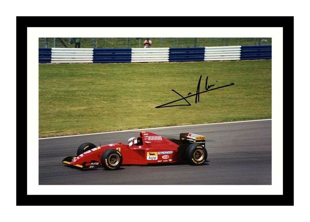 Jean Alesi - Formula 1 Autographed Signed and Framed Photo - Etsy