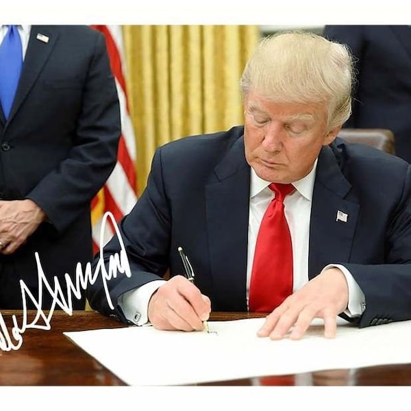 Signed by Trump - Etsy UK