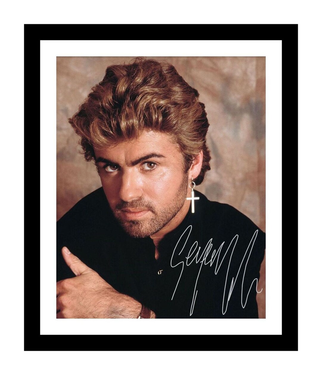 George Michael Signed and Framed Photo - Etsy