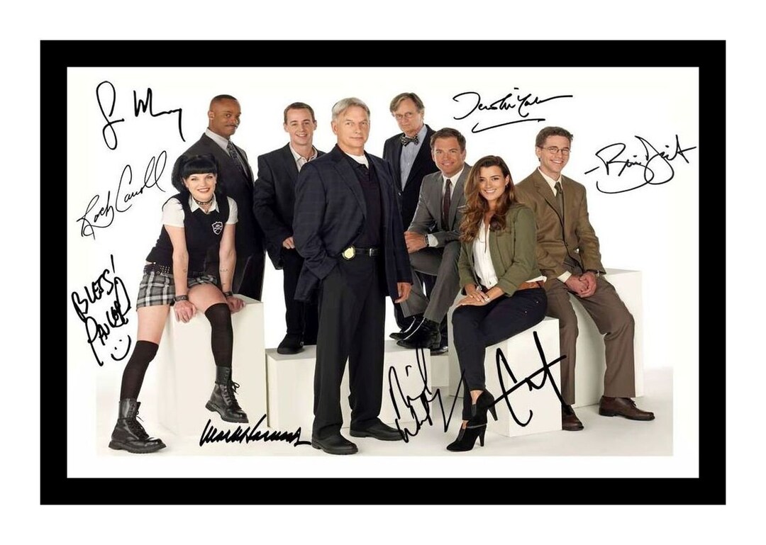 NCIS Cast Autographed Signed and Framed Photo - Etsy