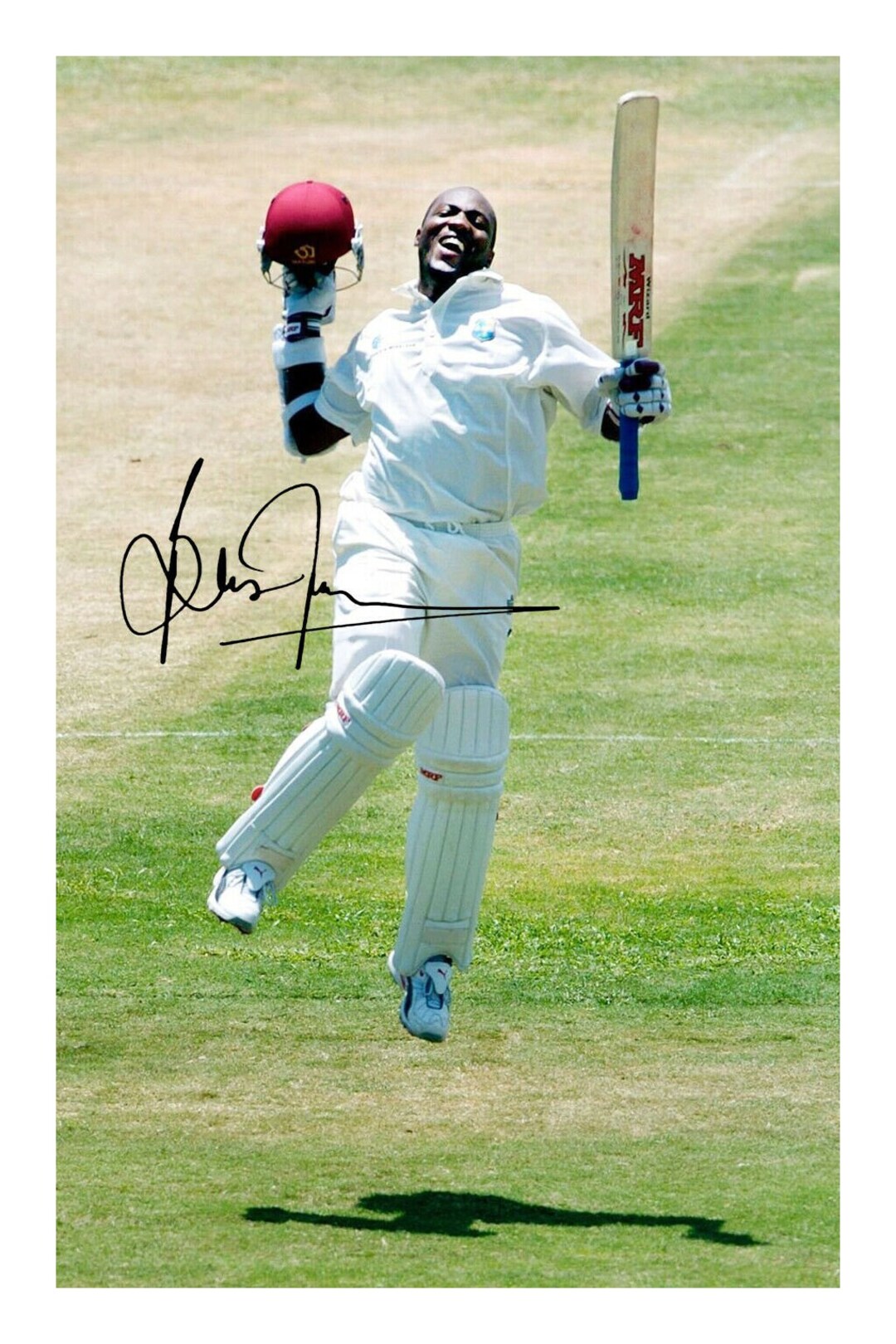 Brian Lara West Indies Cricket Autographed Signed A4 Glossy Photo - Etsy