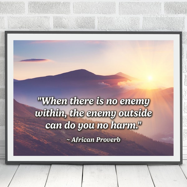 African Proverb - Etsy