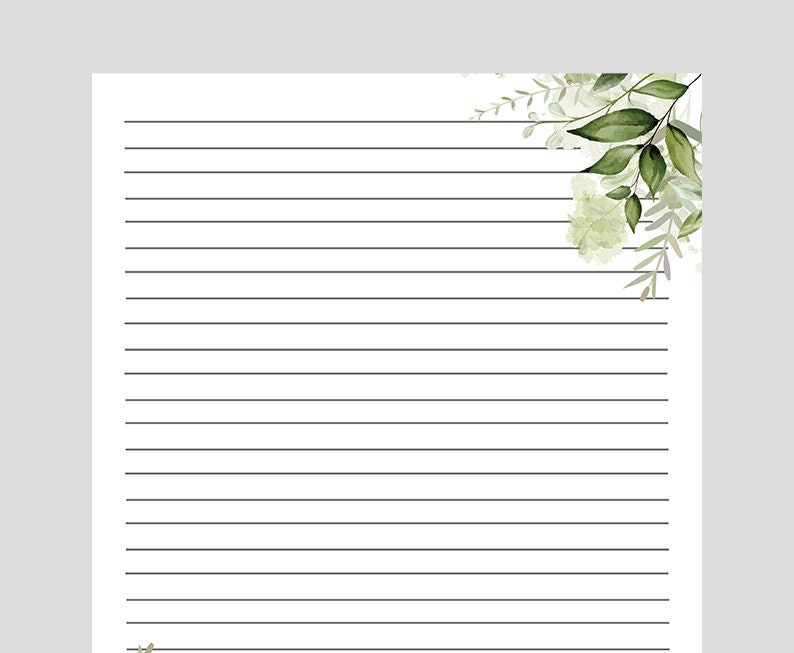 Printable Writing Paper, PRINTABLE Stationery, Printable Stationary ...
