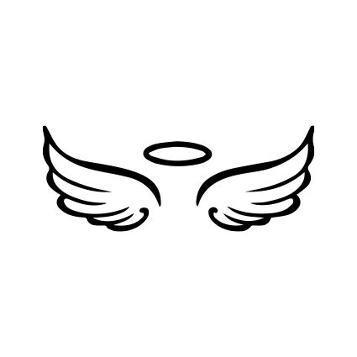 Angel Wings Instant Download SVG, PNG, EPS, Dxf, Jpg Digital Download ...