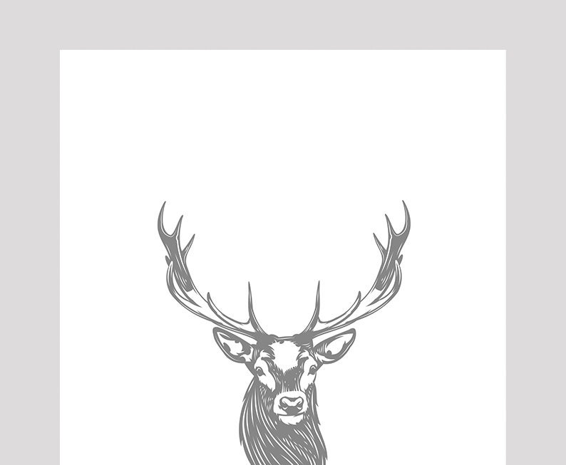 Printable Deer Writing Paper, PRINTABLE Stationery, Printable ...