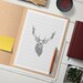 Printable Deer Writing Paper, PRINTABLE Stationery, Printable ...
