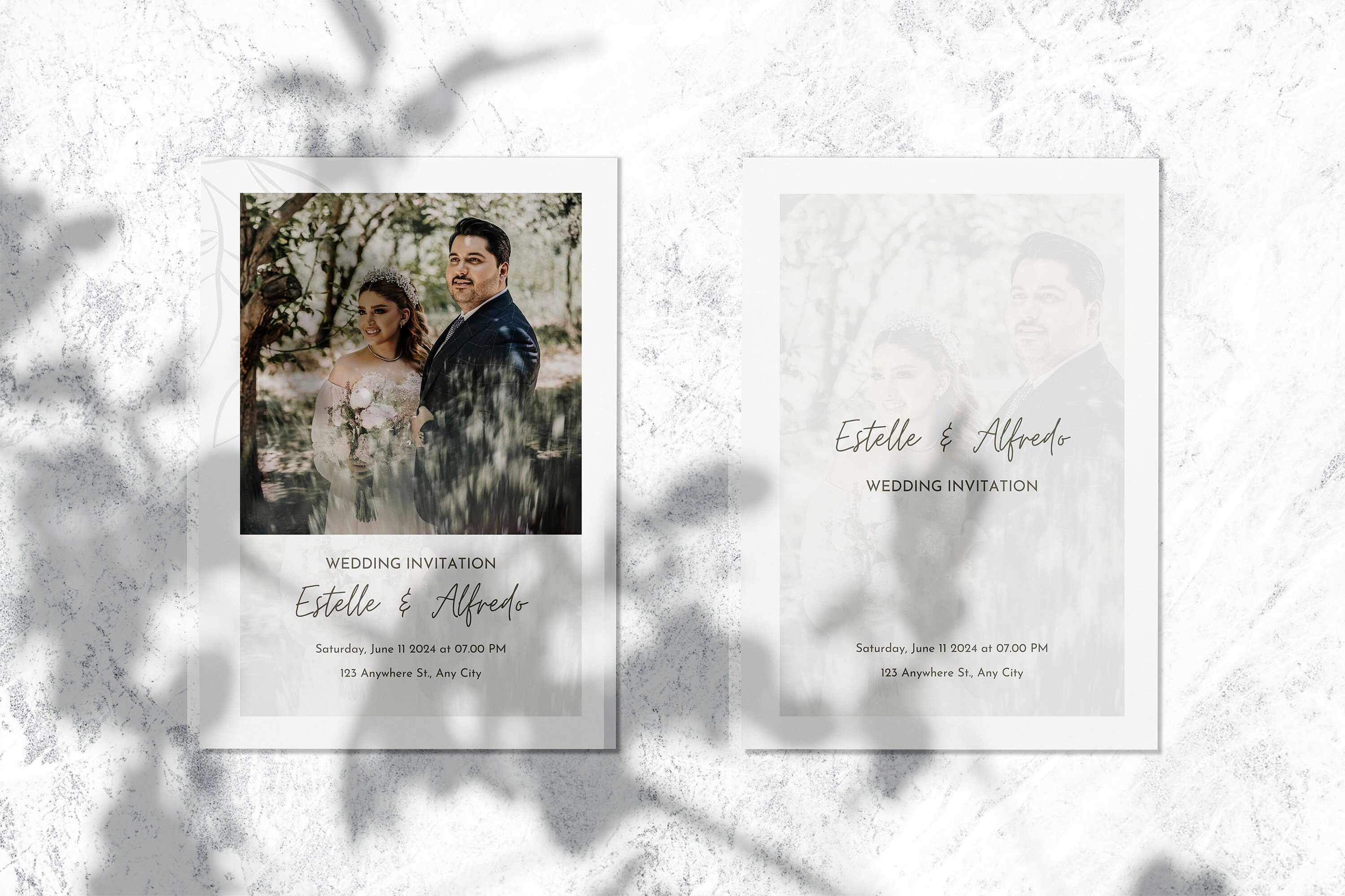 Digital Wedding Invitation, Online Invitation Template, Eco Friendly E ...