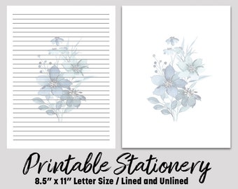 Printable Deer Writing Paper, PRINTABLE Stationery, Printable ...
