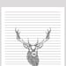 Printable Deer Writing Paper, PRINTABLE Stationery, Printable ...