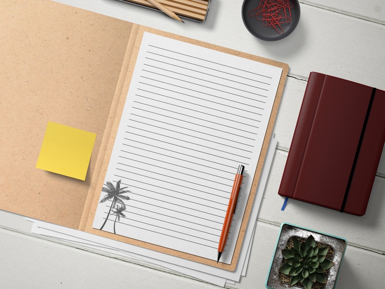 Printable Writing Paper, PRINTABLE Stationery, Printable Stationary ...