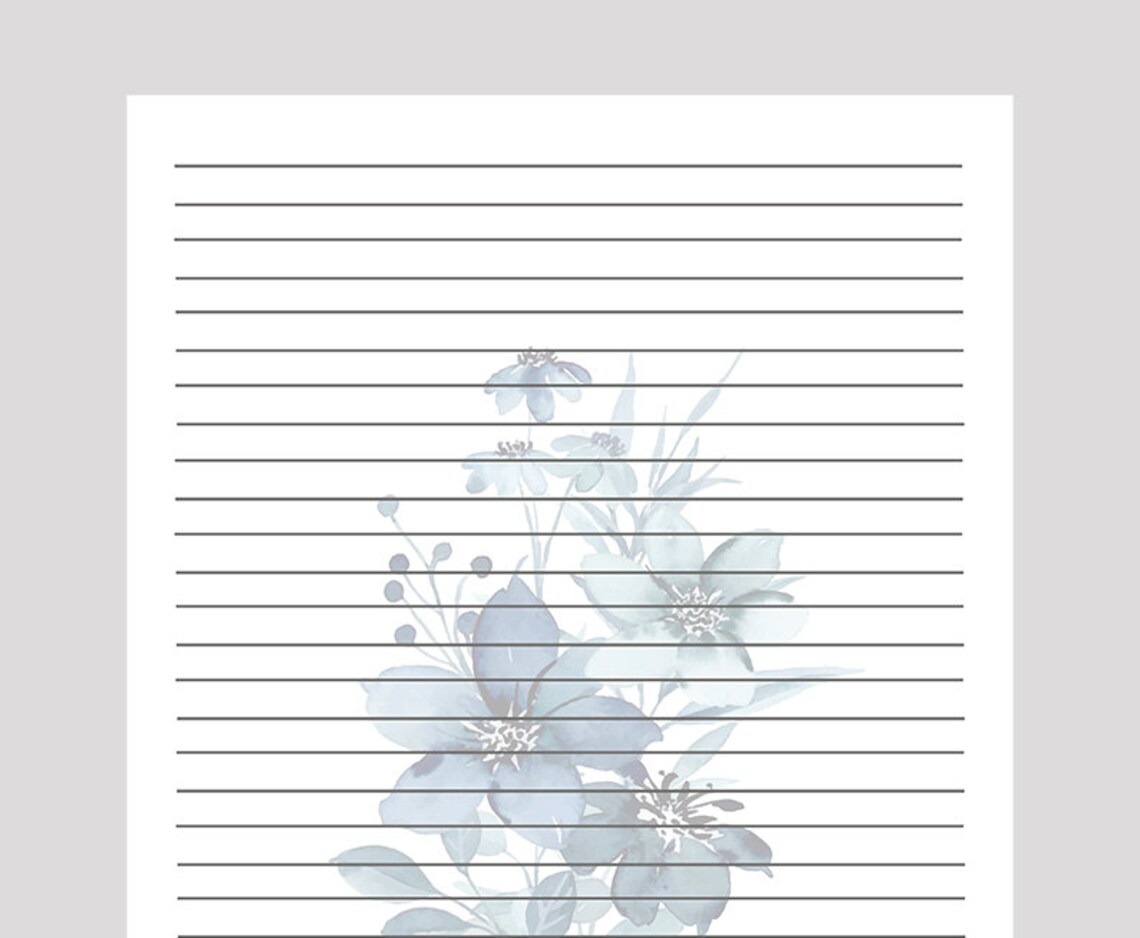 Printable Writing Paper, PRINTABLE Stationery, Printable Stationary ...