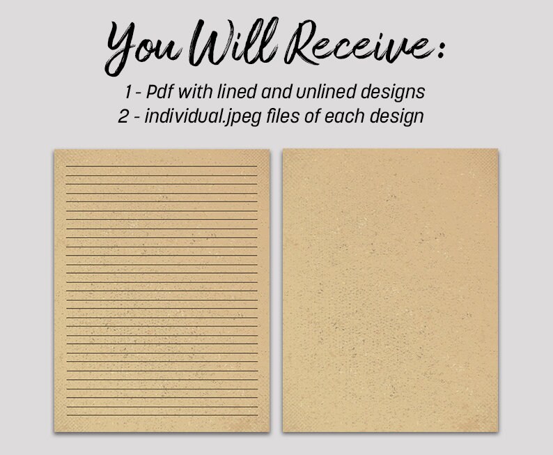 Vintage Writing Paper, PRINTABLE Stationery, Printable Stationary ...