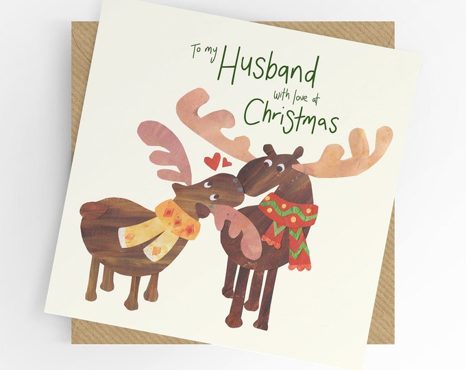 Husband Christmas Card, Christmas Card for Husband - Etsy UK