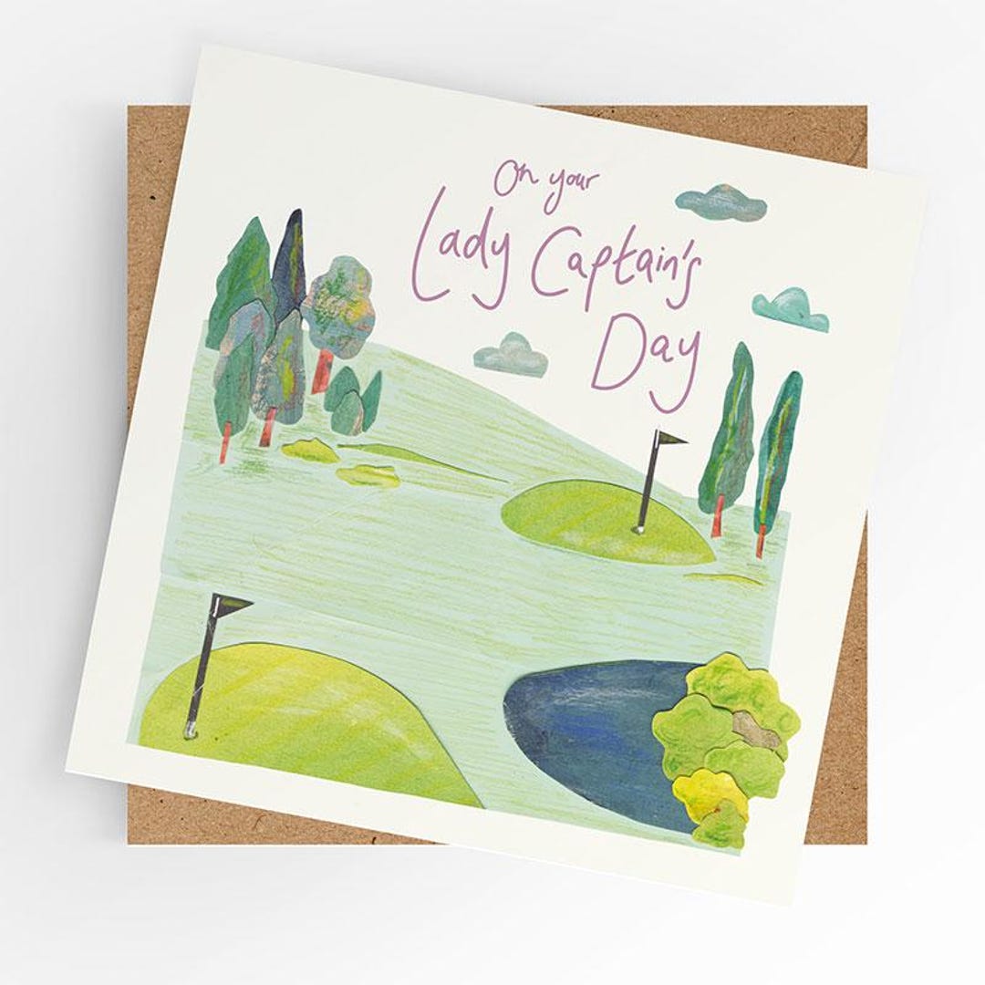 Lady Captains Day, Golf Card, Golf Events, Captains Day - Etsy UK