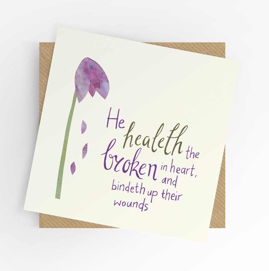 Christian Cards, Sympathy Card, Bible Verse Card, Kjv, Christian ...