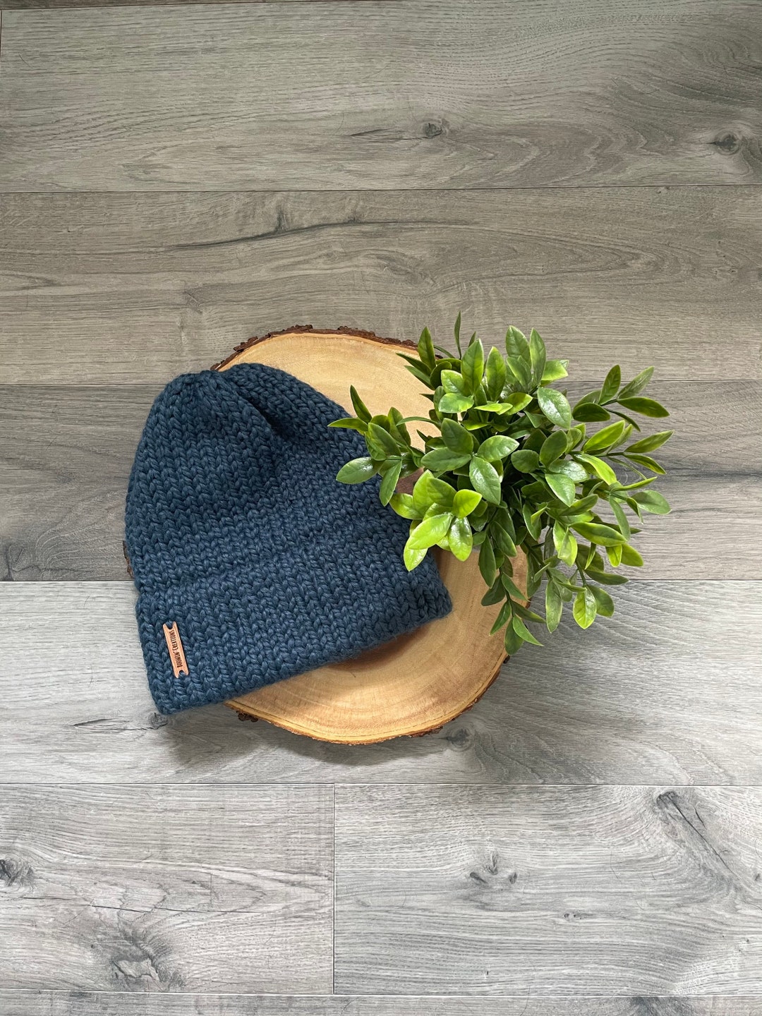 Womens Adult Wool Blend Hat, Knit Beanie, Double Brim, Womens Toboggan ...