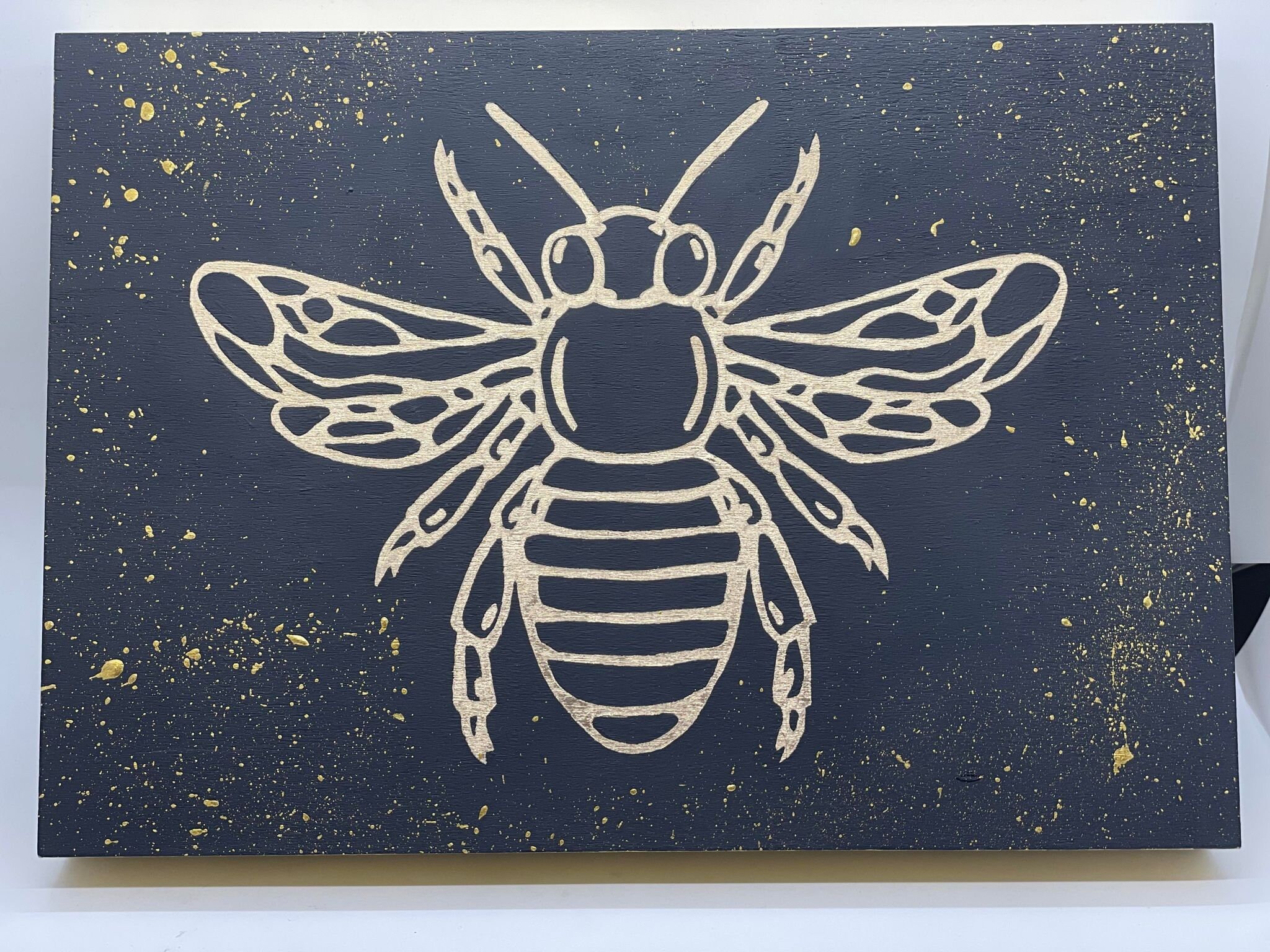Bee Themed Wooden Box - Etsy