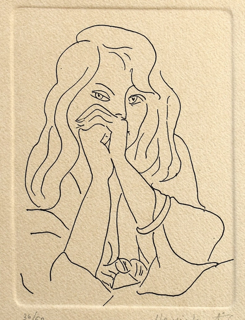 Henri Matisse, Etching, Engraving, Limited Edition - Etsy