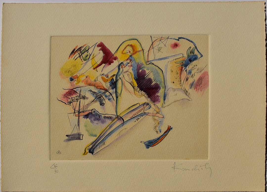 Wassily Kandinsky, Etching, Signed, Limited Edition, Art Print ...