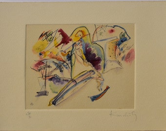 Wassily Kandinsky Lithograph Signed Limited Edition Art | Etsy