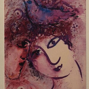 Marc Chagall Etching, Arches Paper, Modernist, Surrealism ...