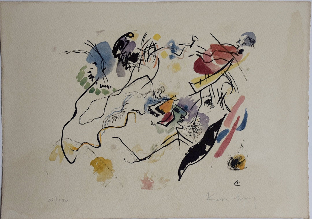 Wassily Kandinsky, Lithograph, Signed, Limited Edition, Art Print ...