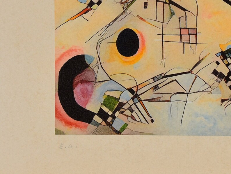 Wassily Kandinsky, Lithograph, Signed, Limited Edition, Art Print ...