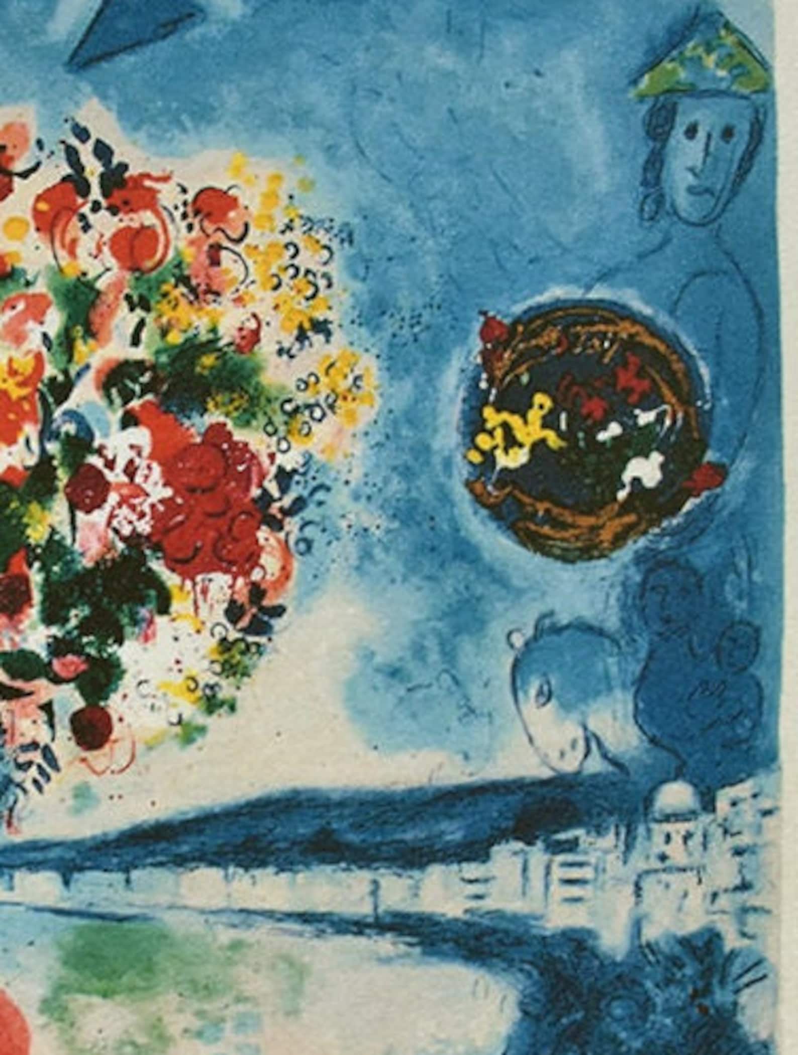 Marc Chagall Limited Edition EA Lithograph - Etsy