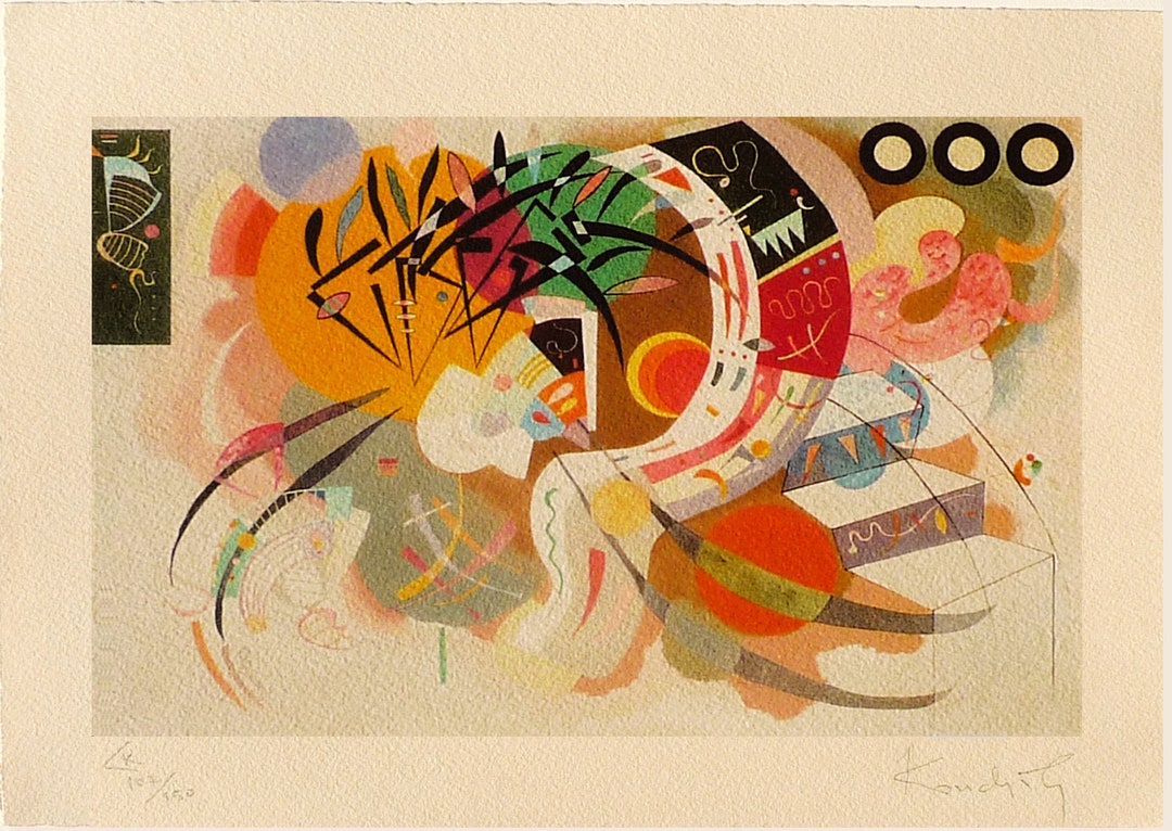 Wassily Kandinsky, Lithograph, Limited Edition, Art Print, Kandinsky - Etsy