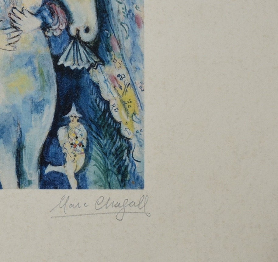 Marc Chagall Lithograph Limited Edition on Arches Paper - Etsy
