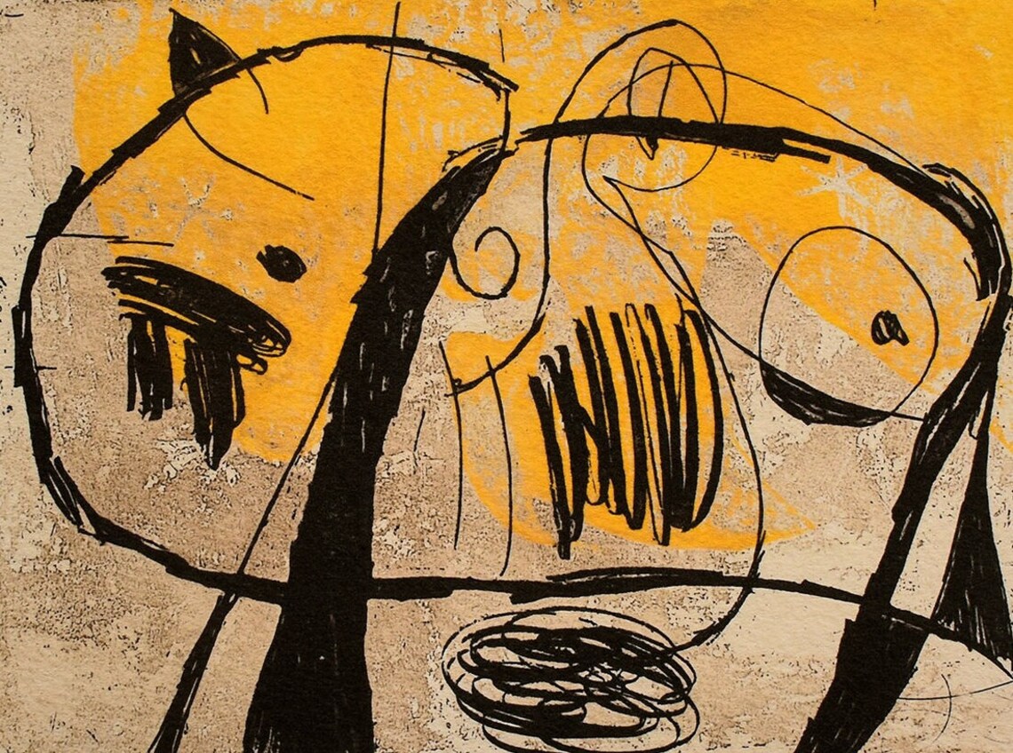 Joan Miró, Etching, Art Print, Abstract Art, Limited Edition - Etsy