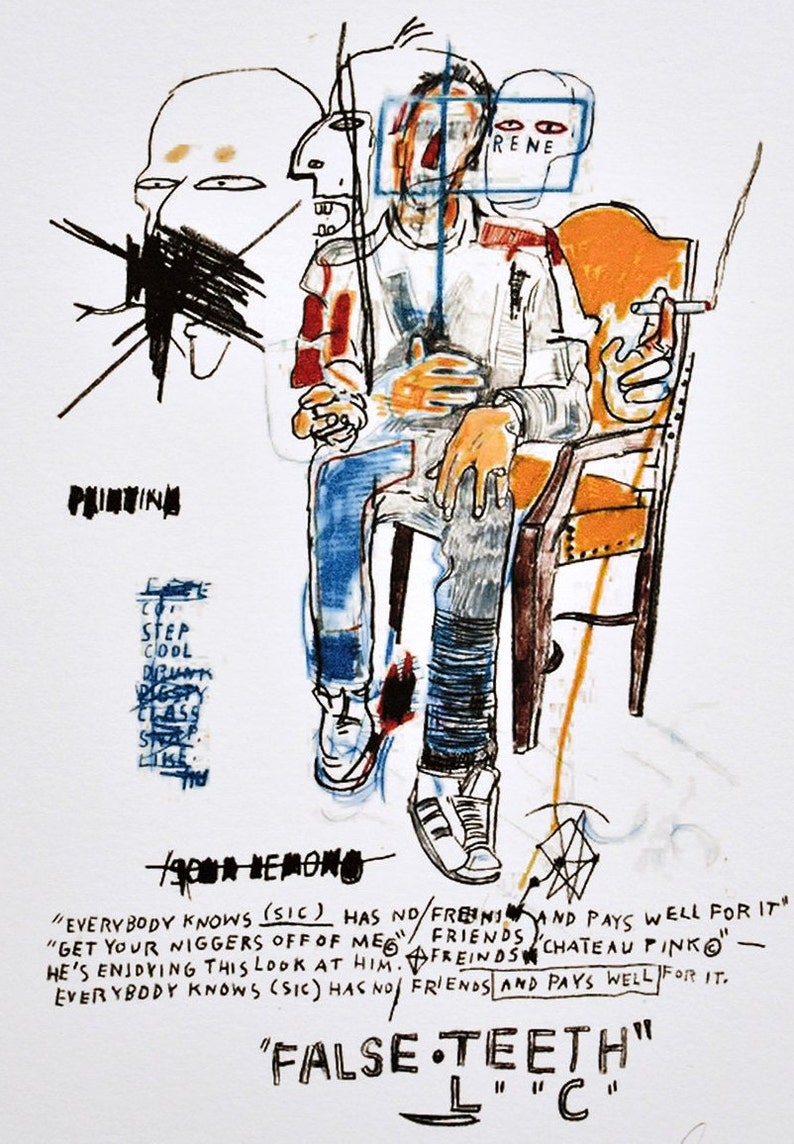 JEAN-MICHEL BASQUIAT Lithograph Signed Edition - Etsy