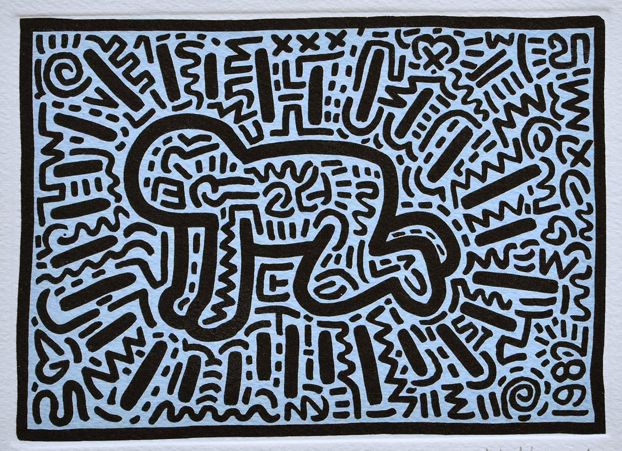 Keith Haring Etching on Arches Paper A.P. Art Print - Etsy